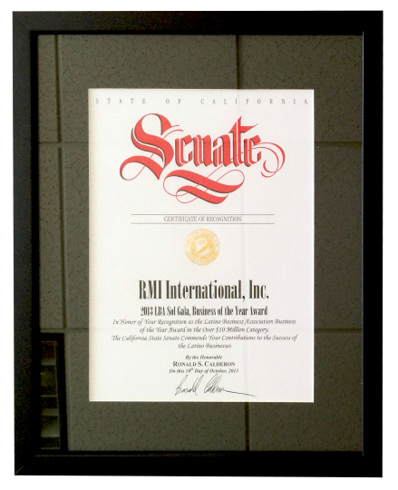 RMI Awards in security services